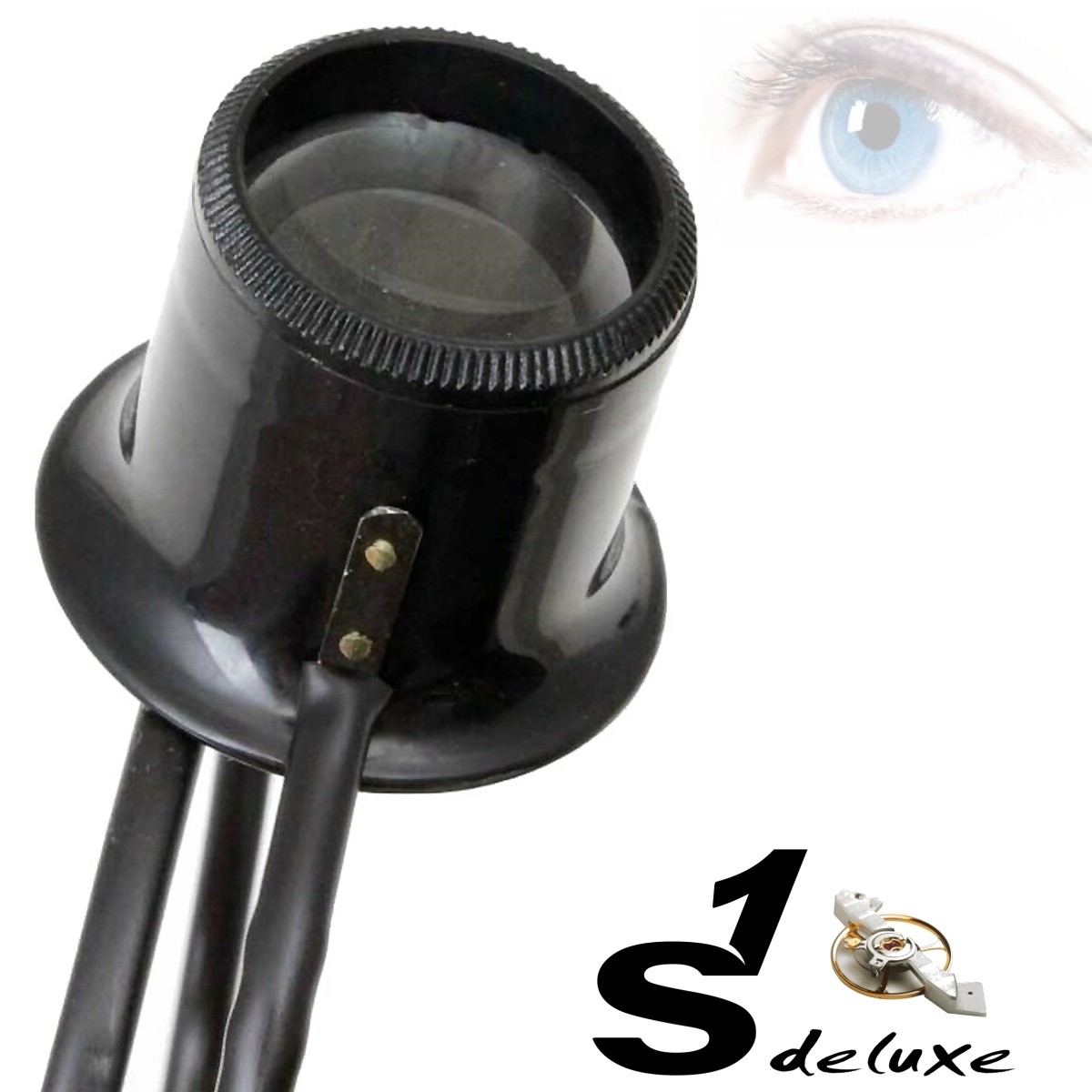 Kit de 3 loupes d'horloger STAR à serre-tête - 3 loupes avec porte lupe ...