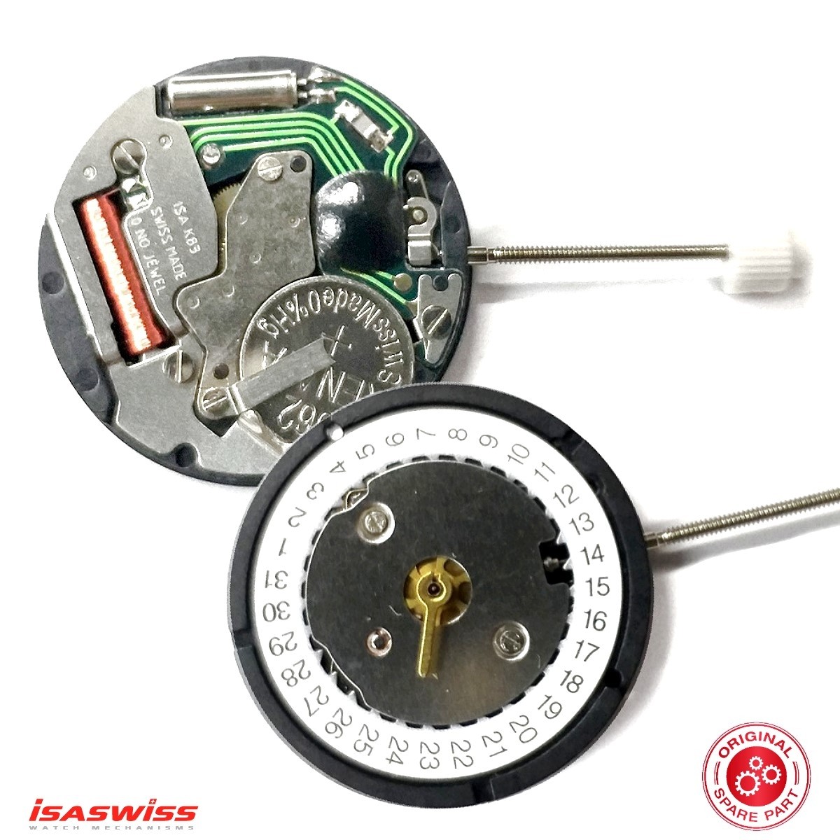 Mouvement de montre électronique à quartz ISA K83/103 - Mouvement ...