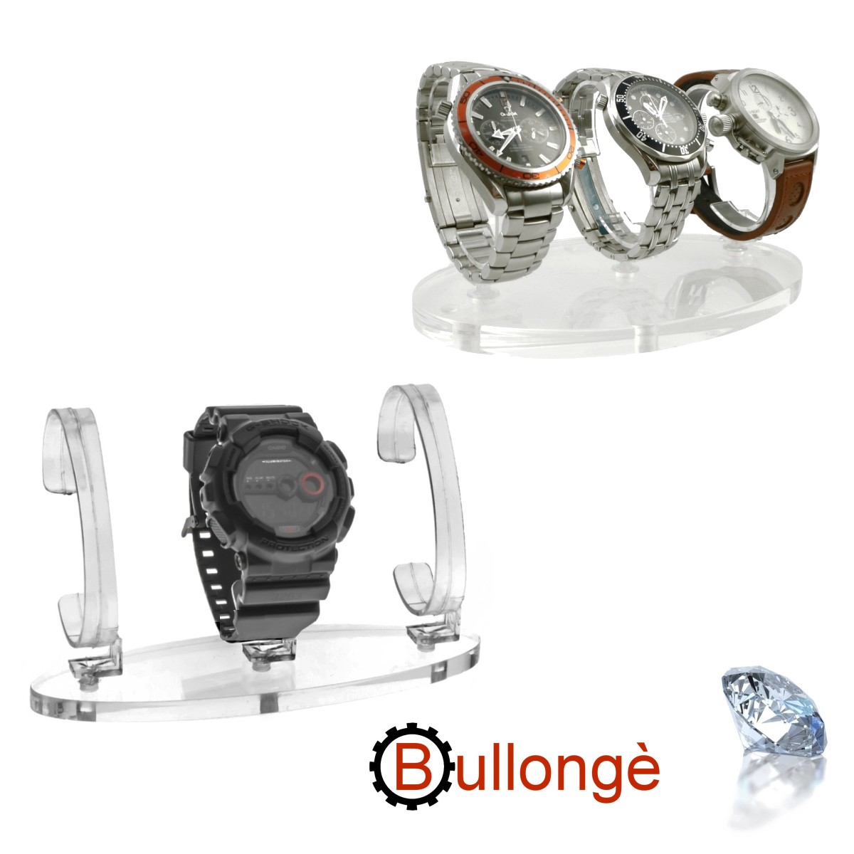 Présentoir pour trois montres PRIMERO UNIQUE TRES - Supports de montre ...