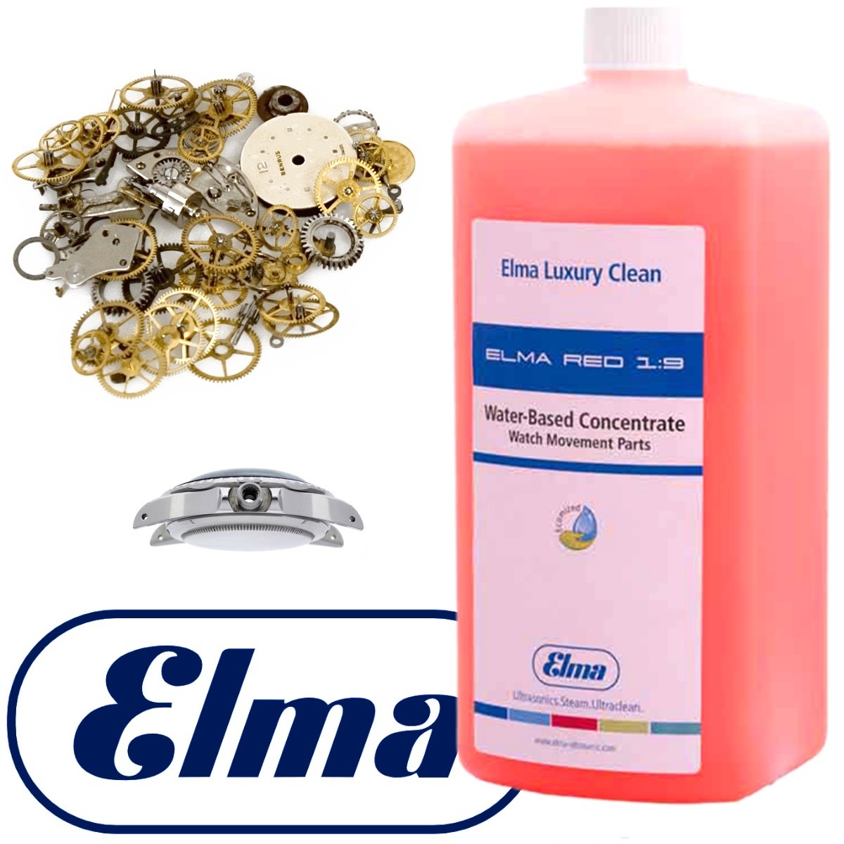 Liquide de nettoyage ELMA 1:9 pour montres démontées - fournitures d ...